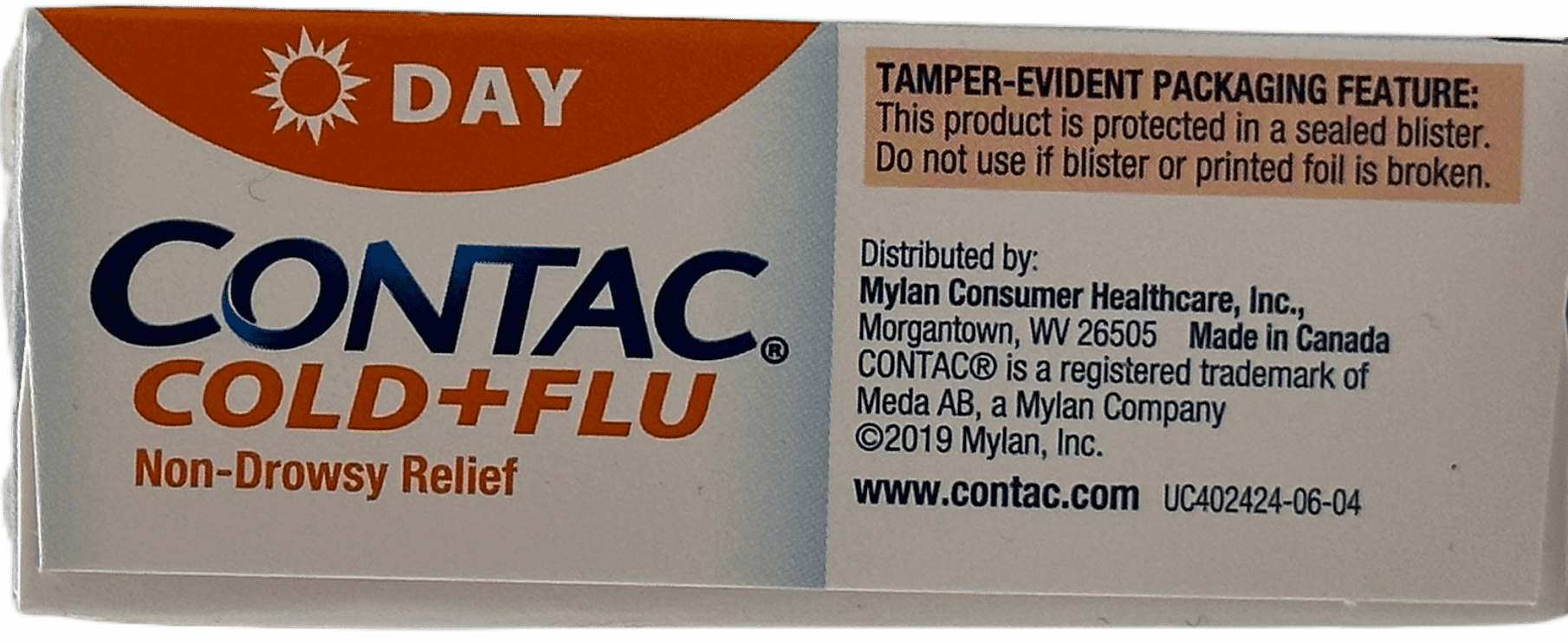 Contac Cold + Flu Maximum Strength - Day - 24 Caplets