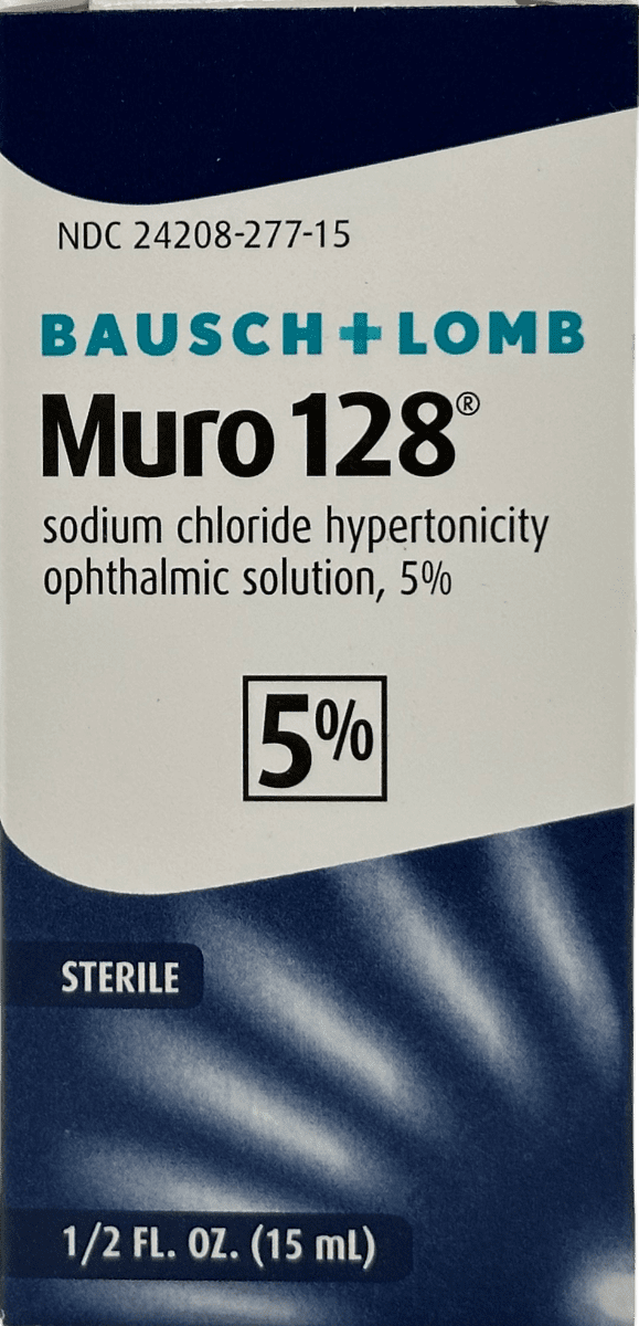 Bausch+Lomb Muro 128 Ophthalmic Solution 5% - 1/2 FL OZ - Mason Pharmacy